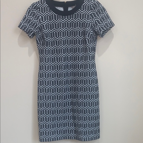 Banana Republic | Dresses | Banana Republic Black And White Geometric ...